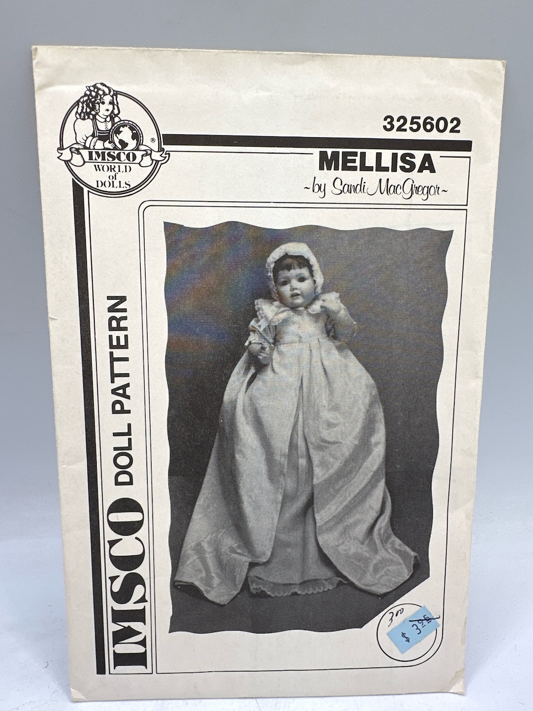 Baby Doll Christening Dress 20” Sewing Pattern IMSCO World of Dolls ...