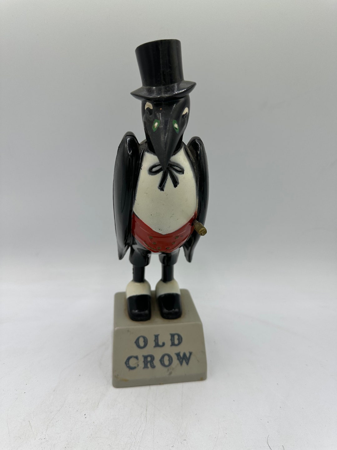 9 Hard Plastic Old Crow Whiskey Advertising Figure - Etsy