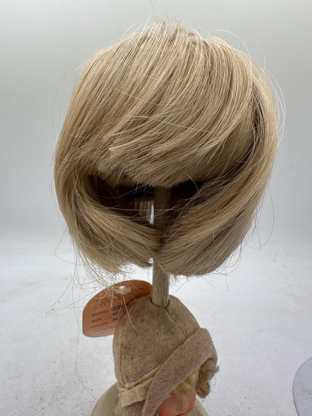 Global Doll Wig Suzi Girl, Blond, Sz 10-11 Bangs With a Bob - Etsy