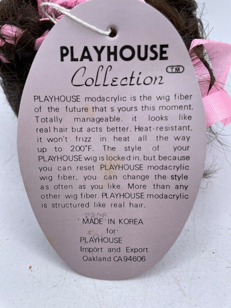 Playhouse Doll Wig Dk Brown Kim Style Bands Tiny Braids Sz 10 - Etsy