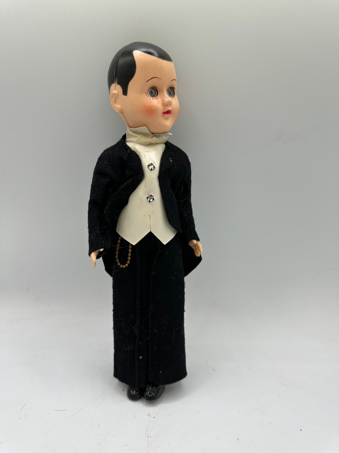 Hard Plastic 10” Bridegroom Doll in Tuxedo 1950s - Etsy
