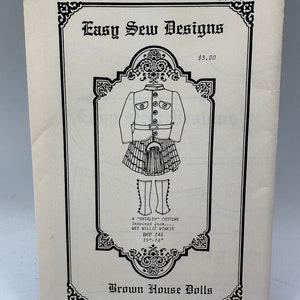 Shirley Temple Doll “wee Willie Winkie” Inspired Costume Sewing Pattern ...