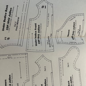 Jean Nordquist Doll Fashions Jullien Dress Sewing Pattern 13”-14” by ...