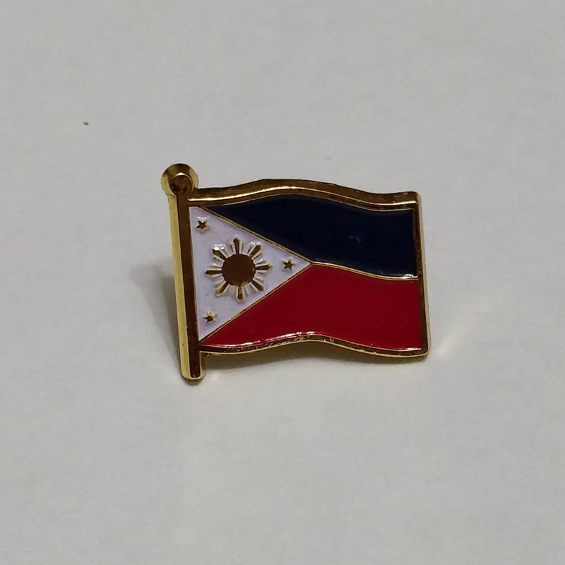 Filipino Flag Pin - Etsy