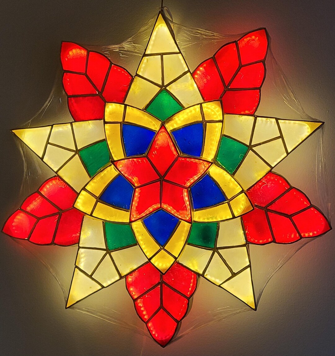 100% LED Capiz Parol Starlight (19" & 25") ON SALE - Etsy