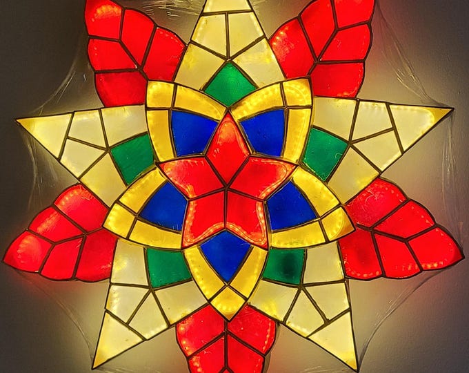 LED White Special With Ring Capiz Parol Philippines Christmas Lantern ...