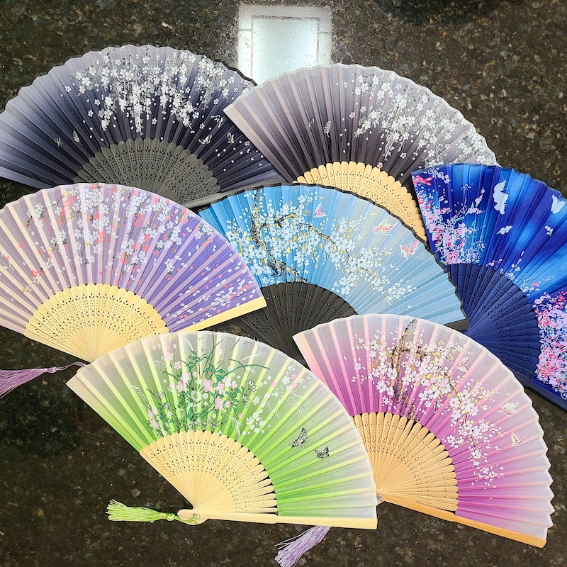 Folding Hand Fans - Etsy