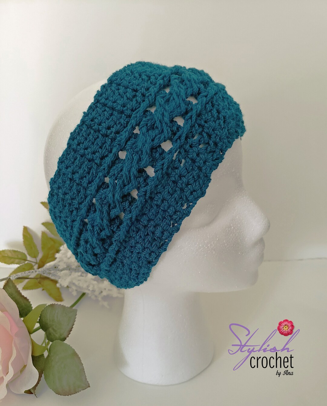 Crochet Headband Earwarmer Hair Accessories Headwrap Cozy Ear Warmer ...