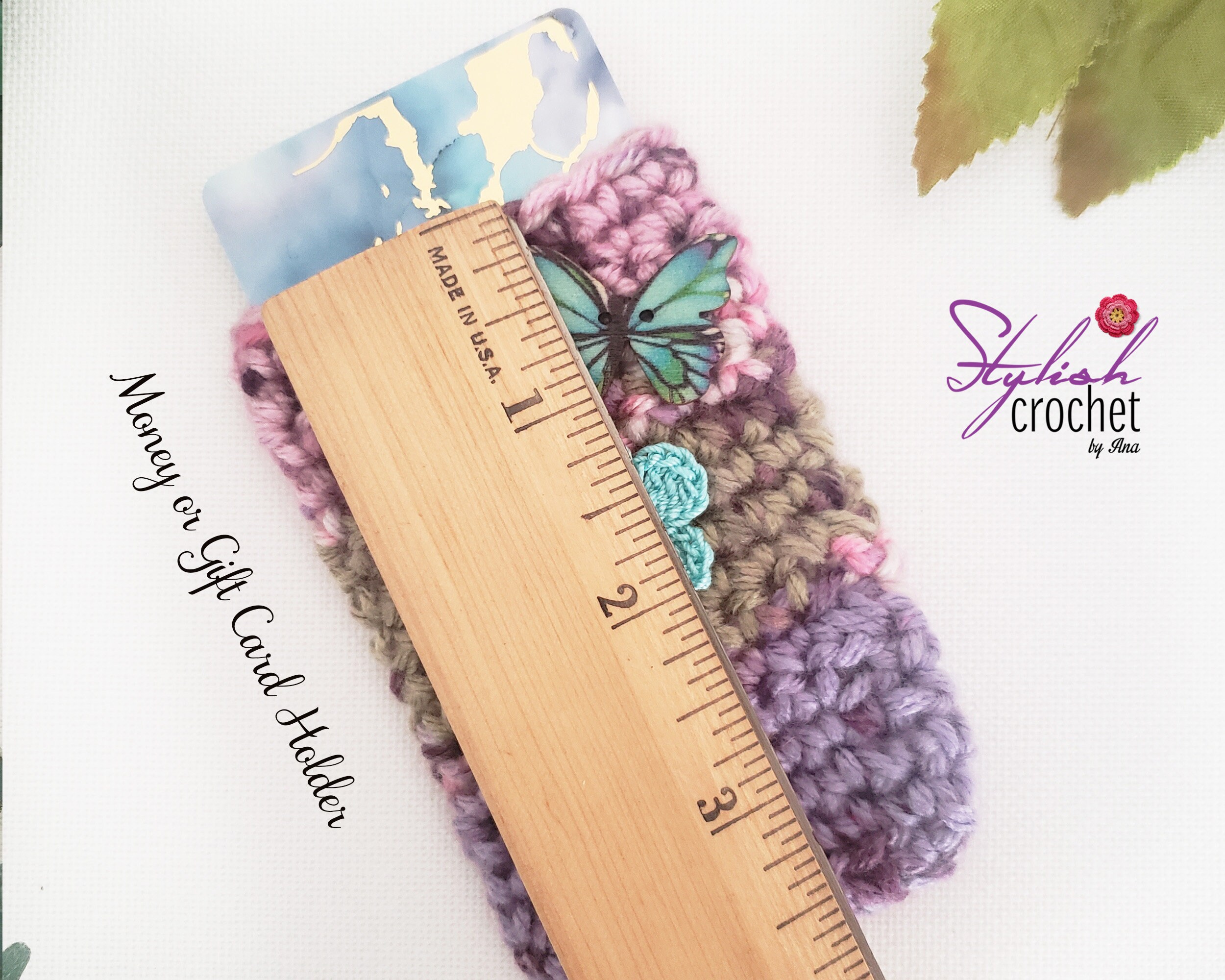 Gift Card Holder Crochet, Handmade Crochet Wallet, Crochet Gifts for ...