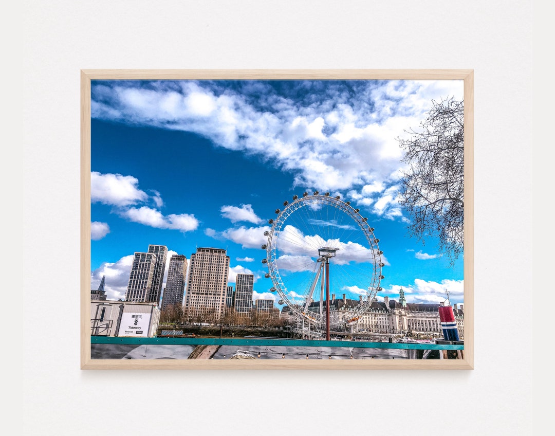 City of London Photography, Printable Wall Art, London Eye, London ...
