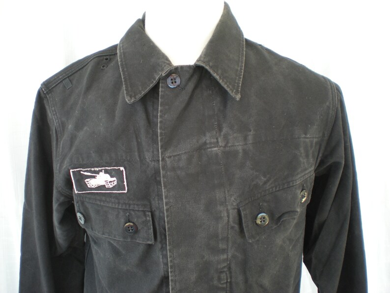 Vintage Black Military East German M44 Tank Field Jacket - Etsy