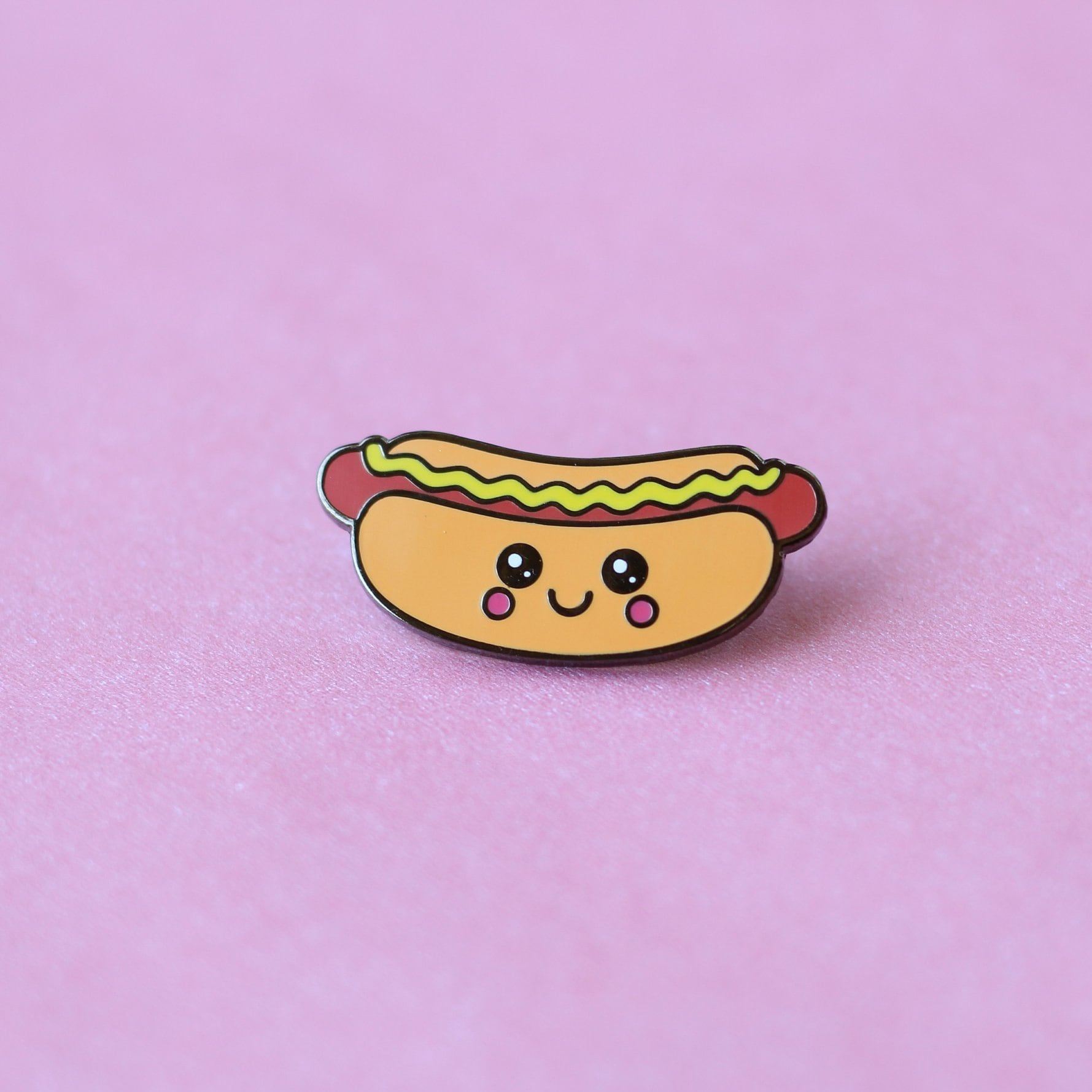 Hot Dog Pin Super Kawaii Food Enamel Pin | Etsy