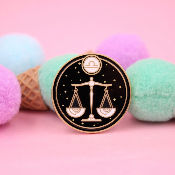Zodiac Enamel Pin - Etsy