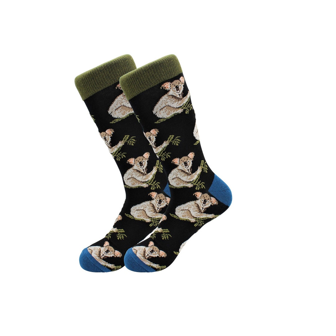 Koala Socks Exotic Animal Cartoon Happy, Funny Socks Australia Animal ...