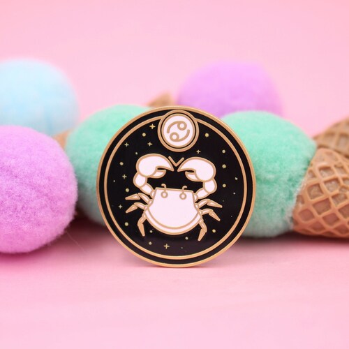 Leo Astrological Sign Pin Star Sign Astrology Enamel Pins Etsy