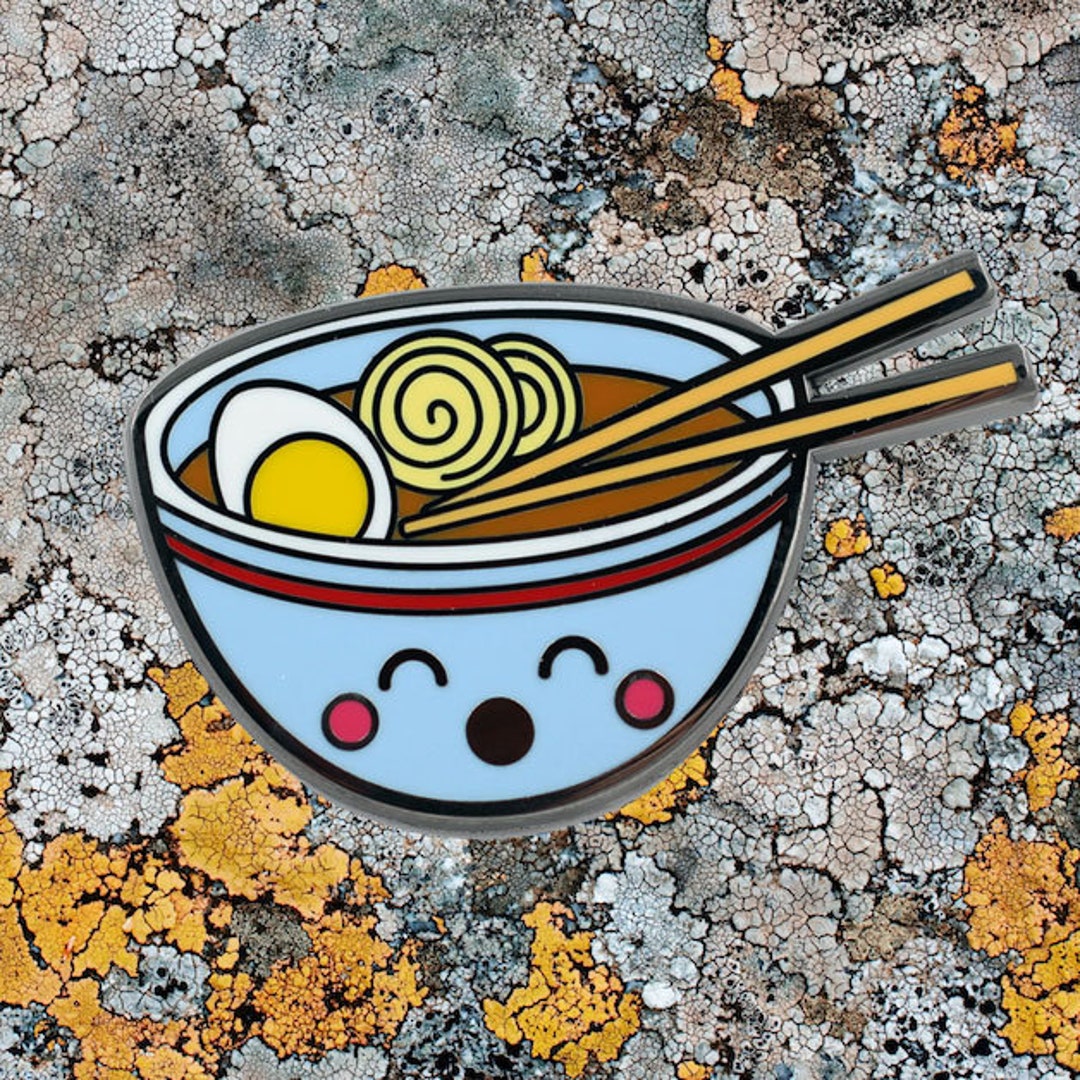 Ramen Enamel Pin Super Cute Ramen Noodle Pin, Noodle Brooch, Cute Food ...