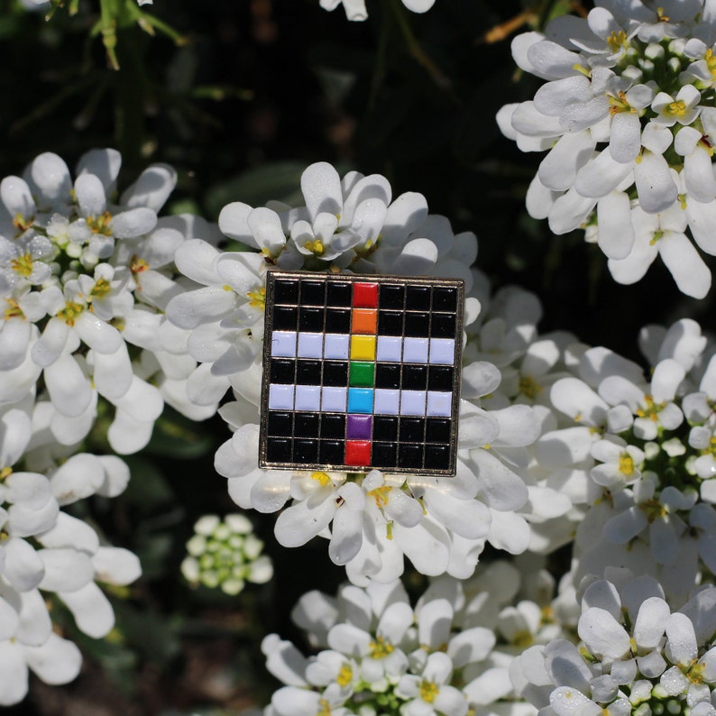 Straight Ally Pride Pin Lgbt Pride Series Straight Ally Etsy