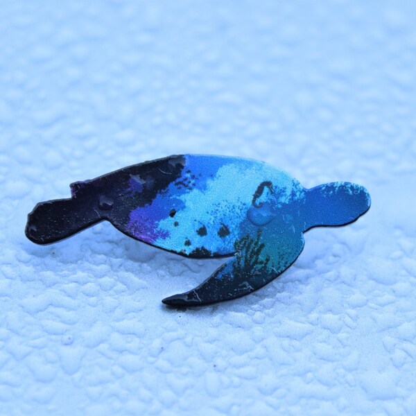 Turtle Enamel Pin - Etsy
