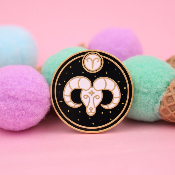 Aries Enamel Pin - Etsy
