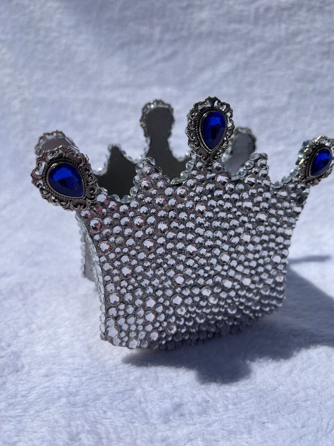 Crown-shaped Case for Pencils, Jewelry, "pretties" Handmade With High ...