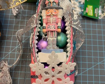 Decorated Pointe Shoe NUTCRACKER MOUSE Mouse King/queen Cinderella ...