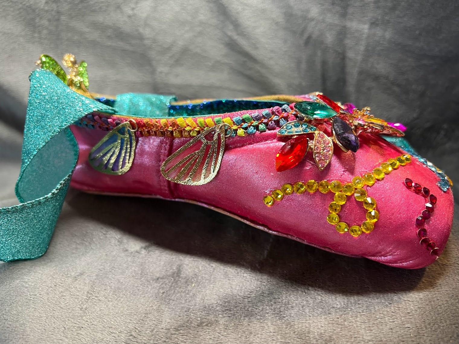 Decorated Pointe Shoe Fairy Princess Theme Inspired by Sleeping Beauty ...