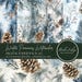 Winter Pinecones Watercolor Digital Paper | Winter Paper | Printable ...