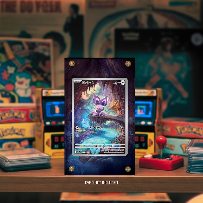 Noibat 169/159 Pokémon Extended Art Display Case - Magnetic/screw ...