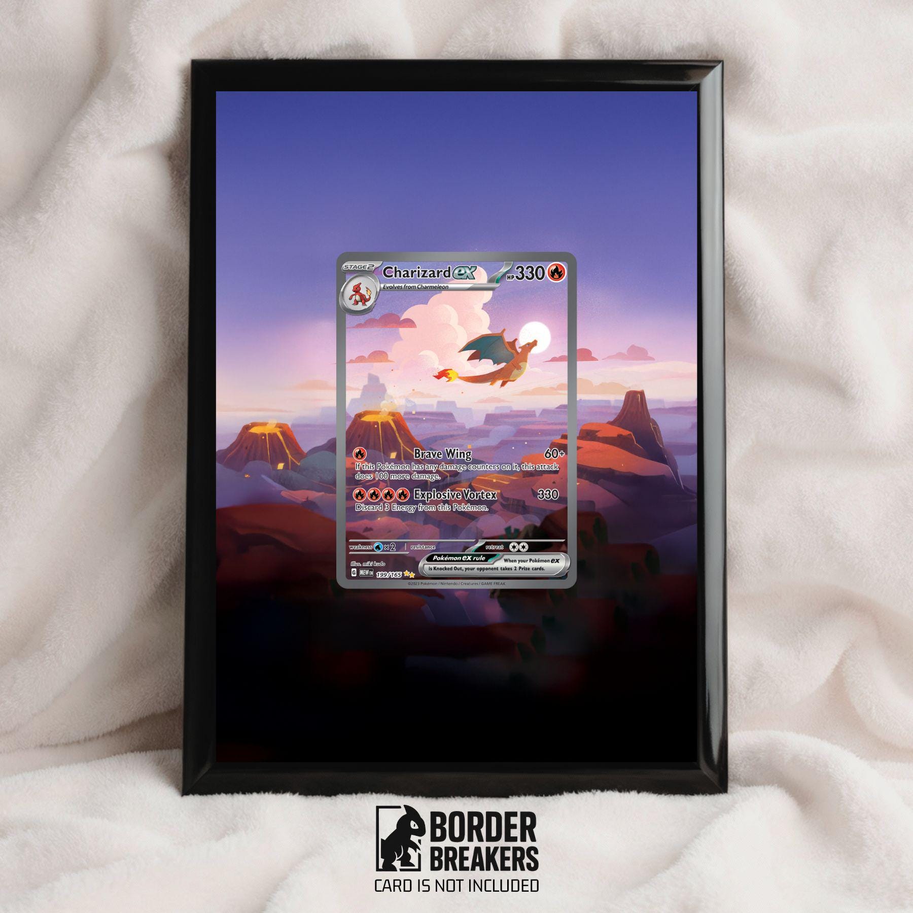 Charizard 199/165 Pokémon Extended Art Frame - Scarlet Violet 151 ...