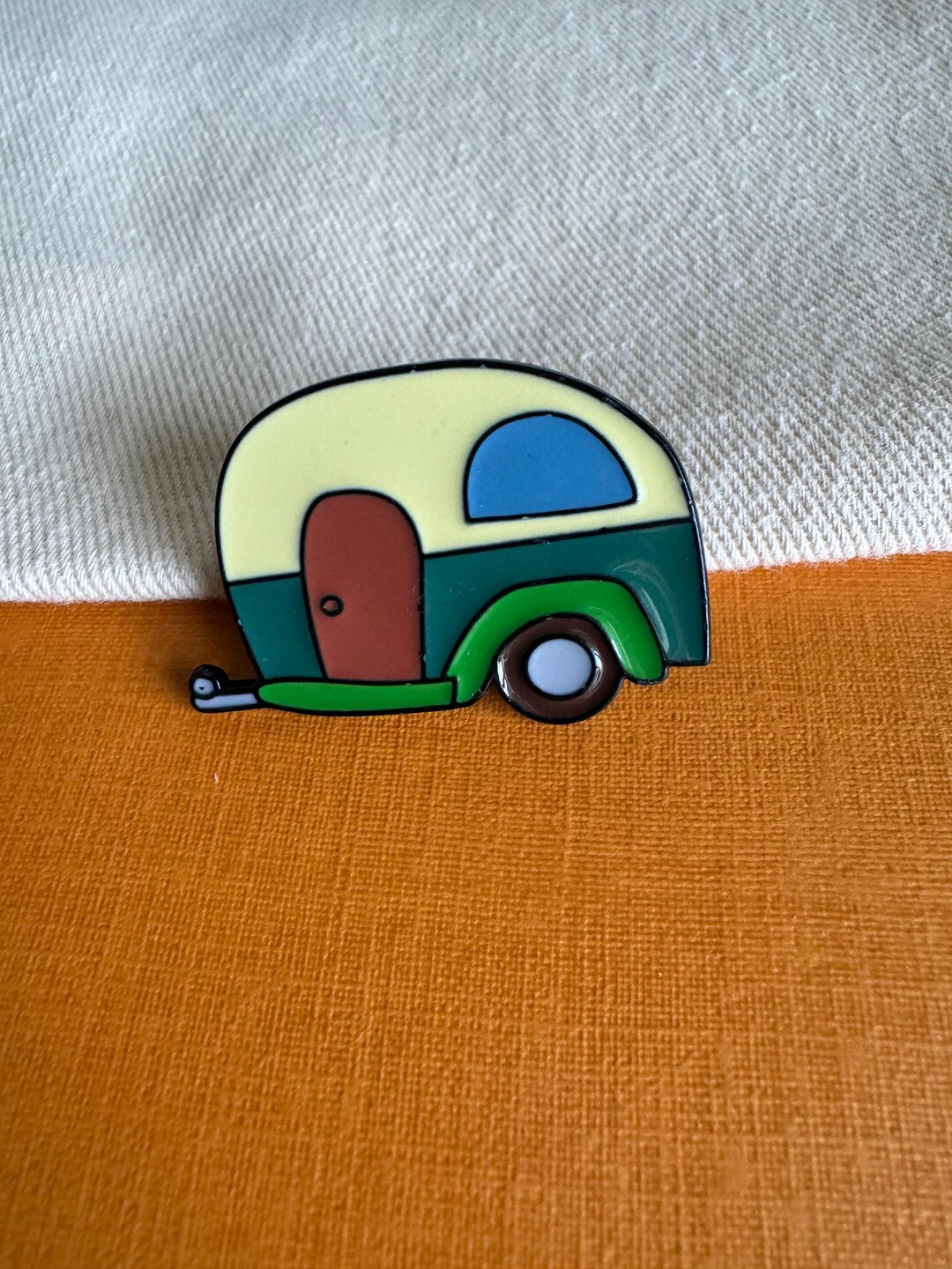 Camper Van Pin, RV Carrier Pin, Caravan Pin, Cute Camper Pin, Cartoon ...