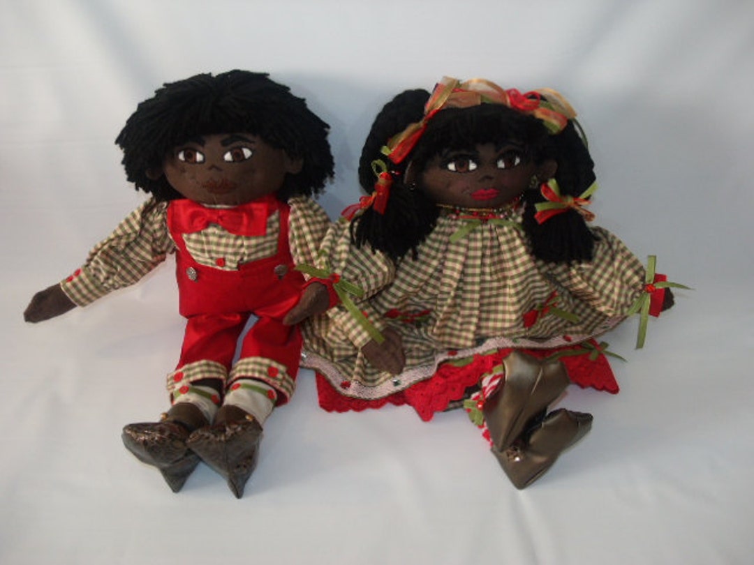 African American Dolls, Black Dolls, Fabric Dolls, Unique Ooak Black ...