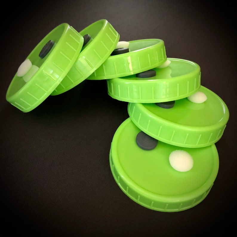 6 Grain Spawn Mason Jar Lids Wide Mouth for Mycology Value Cap | Etsy