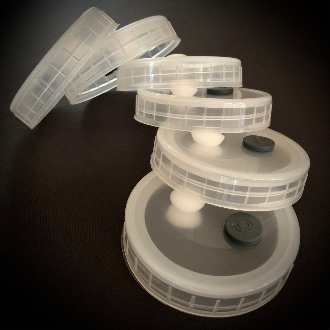 6 Grain Spawn Mason Jar Lids Wide Mouth for Mycology Value Cap - Etsy