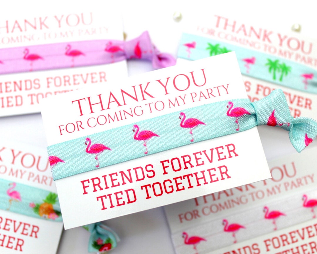 Pink Flamingos Party Favours Kids Sleepover Slumber Party Favors Thank ...