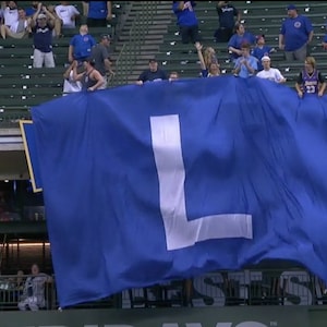 Chicago Cubs Blue Loss Flag White L 3x5 Ft Wrigley Field Lose - Etsy
