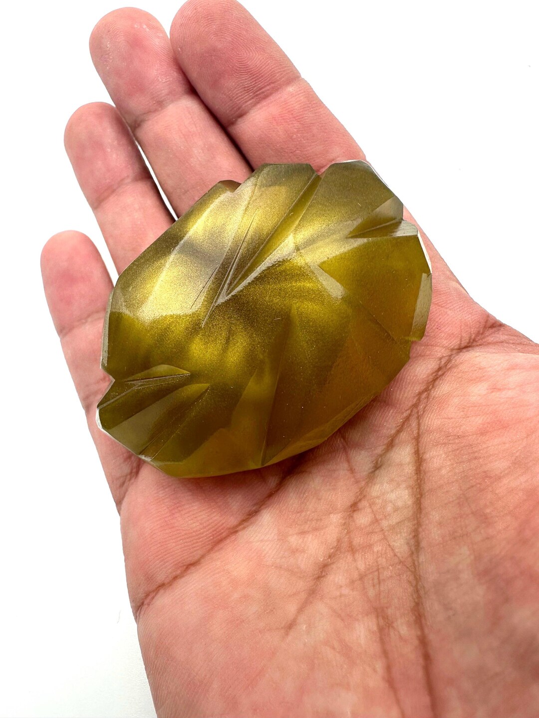 CUSTOM GOLD Power Dino Rangers Thunder Ranger Dino Gem Prop PRDT 2004 ...