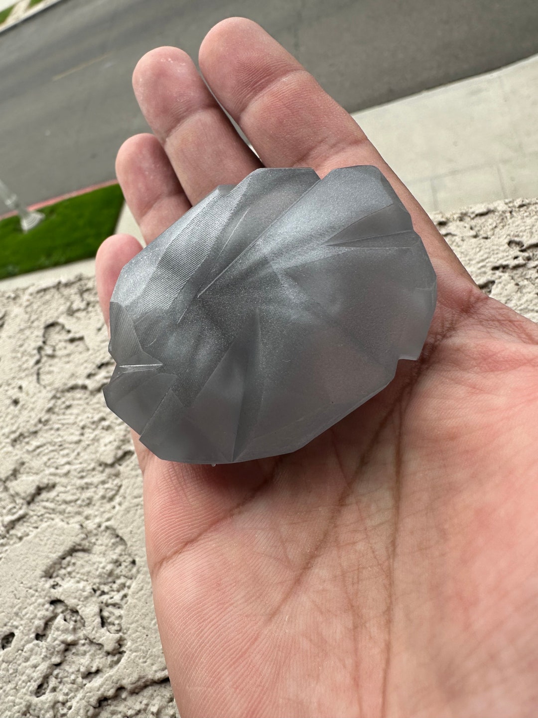 CUSTOM SILVER Power Dino Rangers Thunder Ranger Dino Gem Prop PRDT 2004 ...