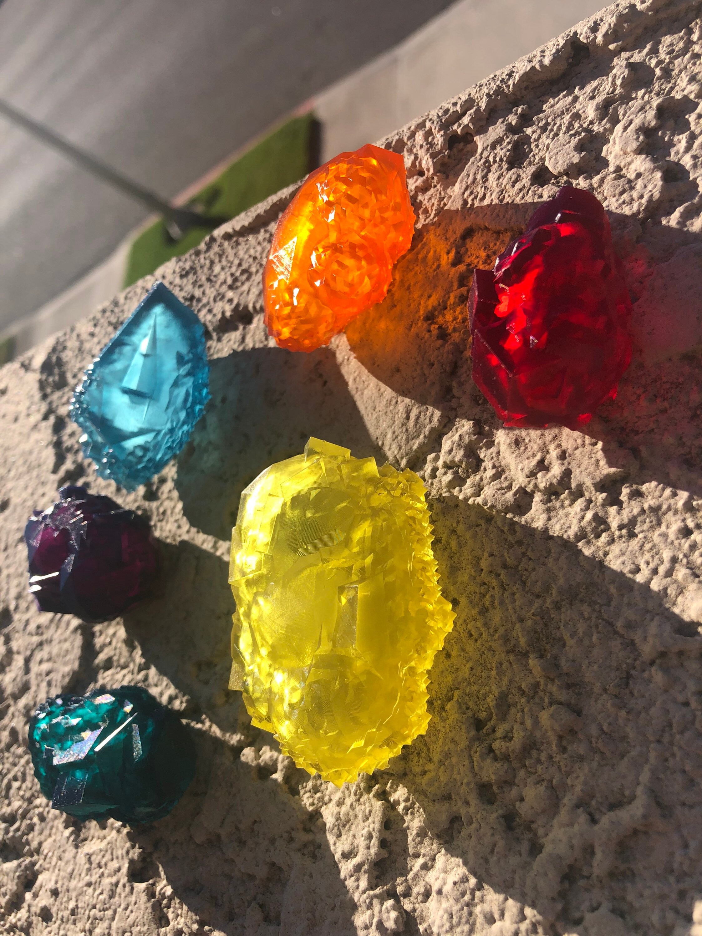 Avengers Stones Infinity for Gauntlet or Super Hero Cosplay. - Etsy