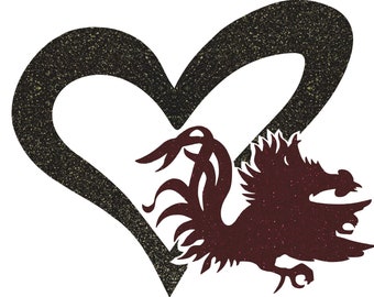 South Carolina Gamecocks 12 Premium Vinyl Decal Licensed NCAA - Etsy