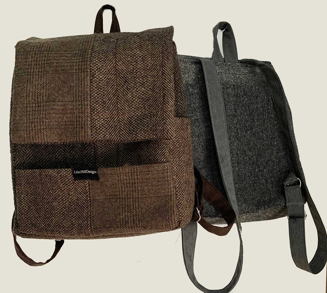 Up-cycled Wool Backpack - Etsy