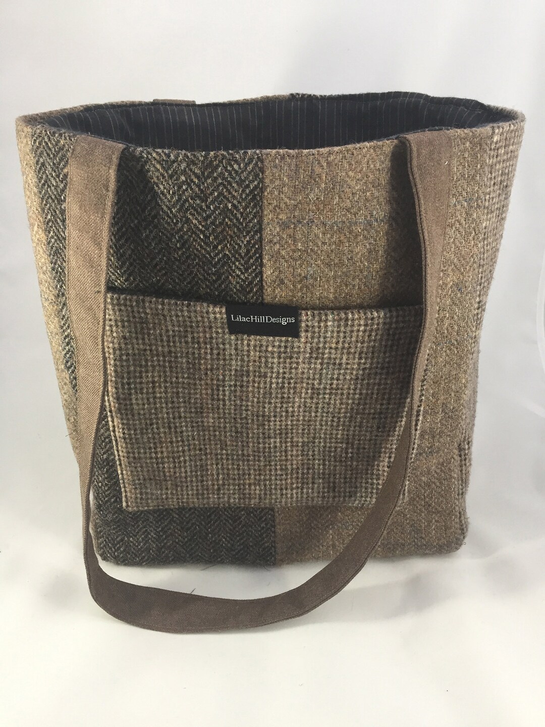 Up-cycled Wool Suit Tote Bag - Etsy
