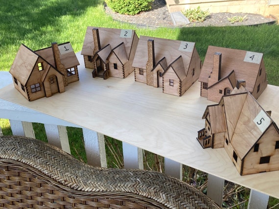 Village Complete Set Assembled - Etsy