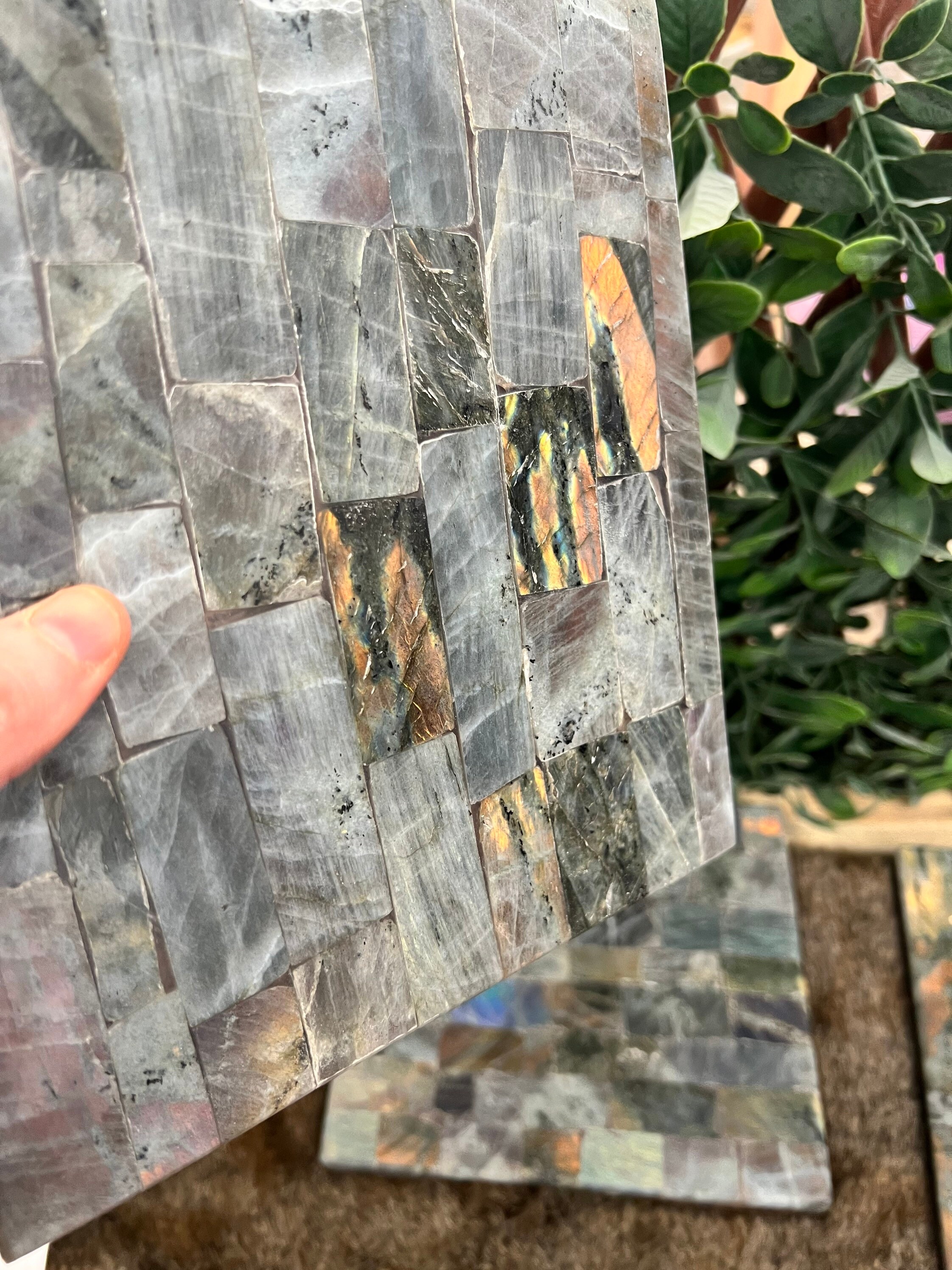 Labradorite Tile 8 5/8 X 7 3/4 2 Lb 10 Oz Grade AAA - Etsy