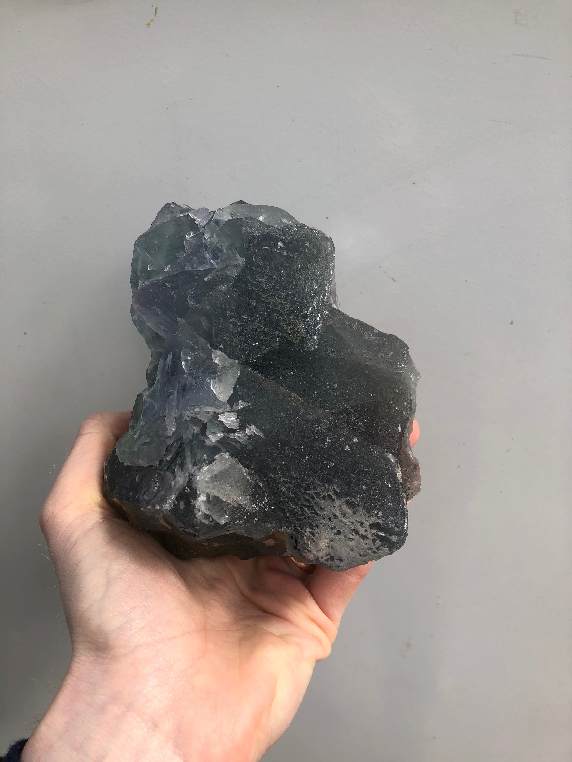Large Raw Blue Fluorite Specimen, 3lbs 8oz BFS103 - Etsy
