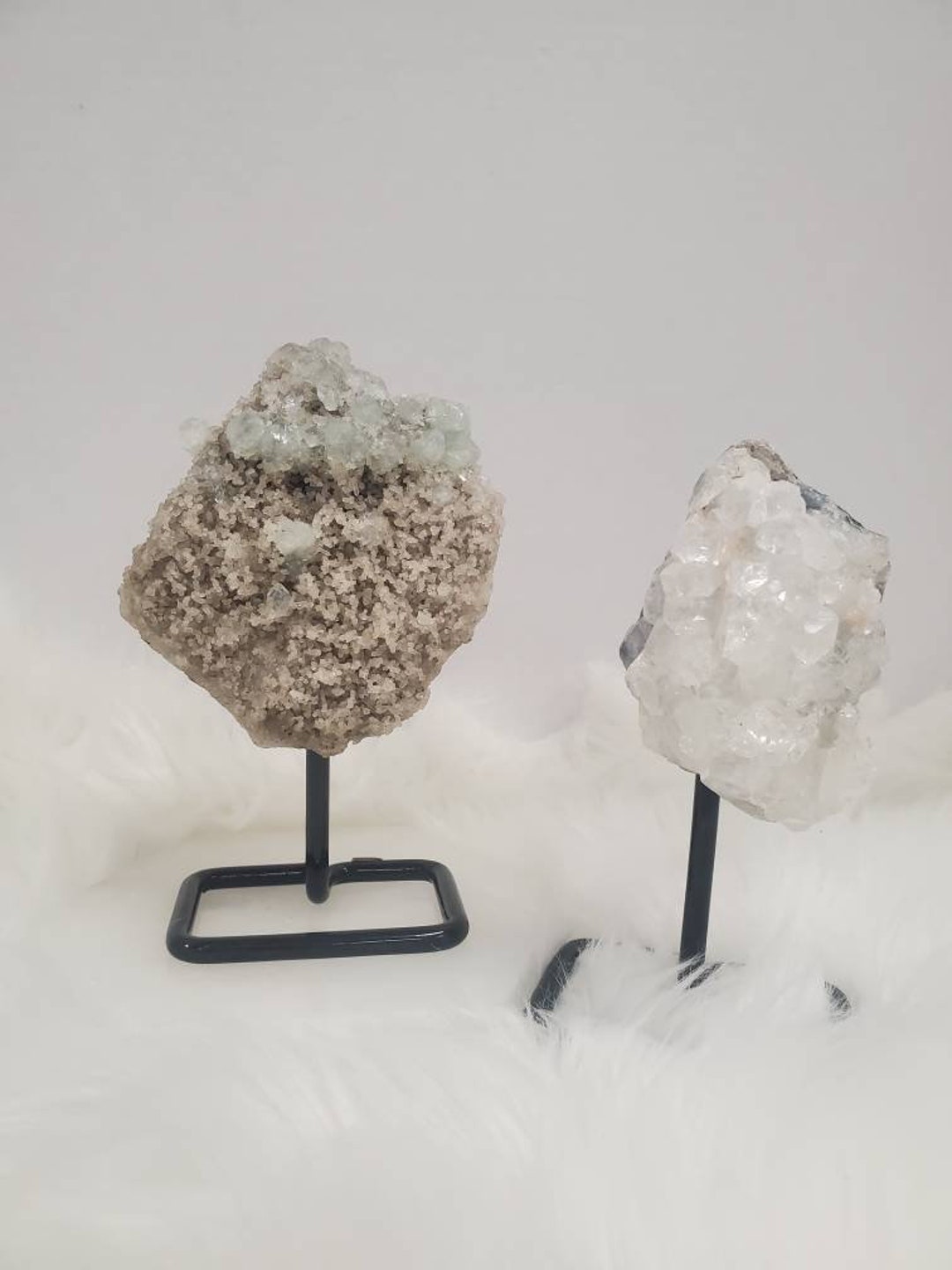 Zeolite Two Pack, Zeolite Mineral Specimens on Display ZZ51 - Etsy