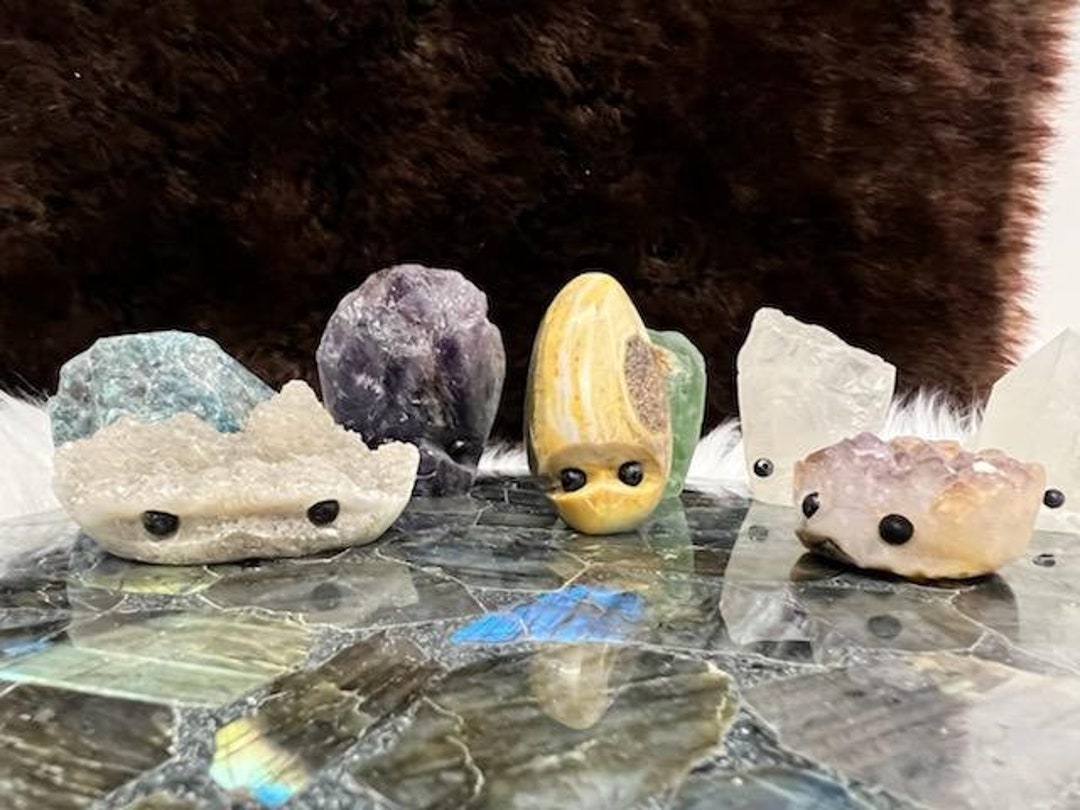 Crystal Pets, Crystal Monsters, Random Pull, Quartz, Amethyst, Blue ...