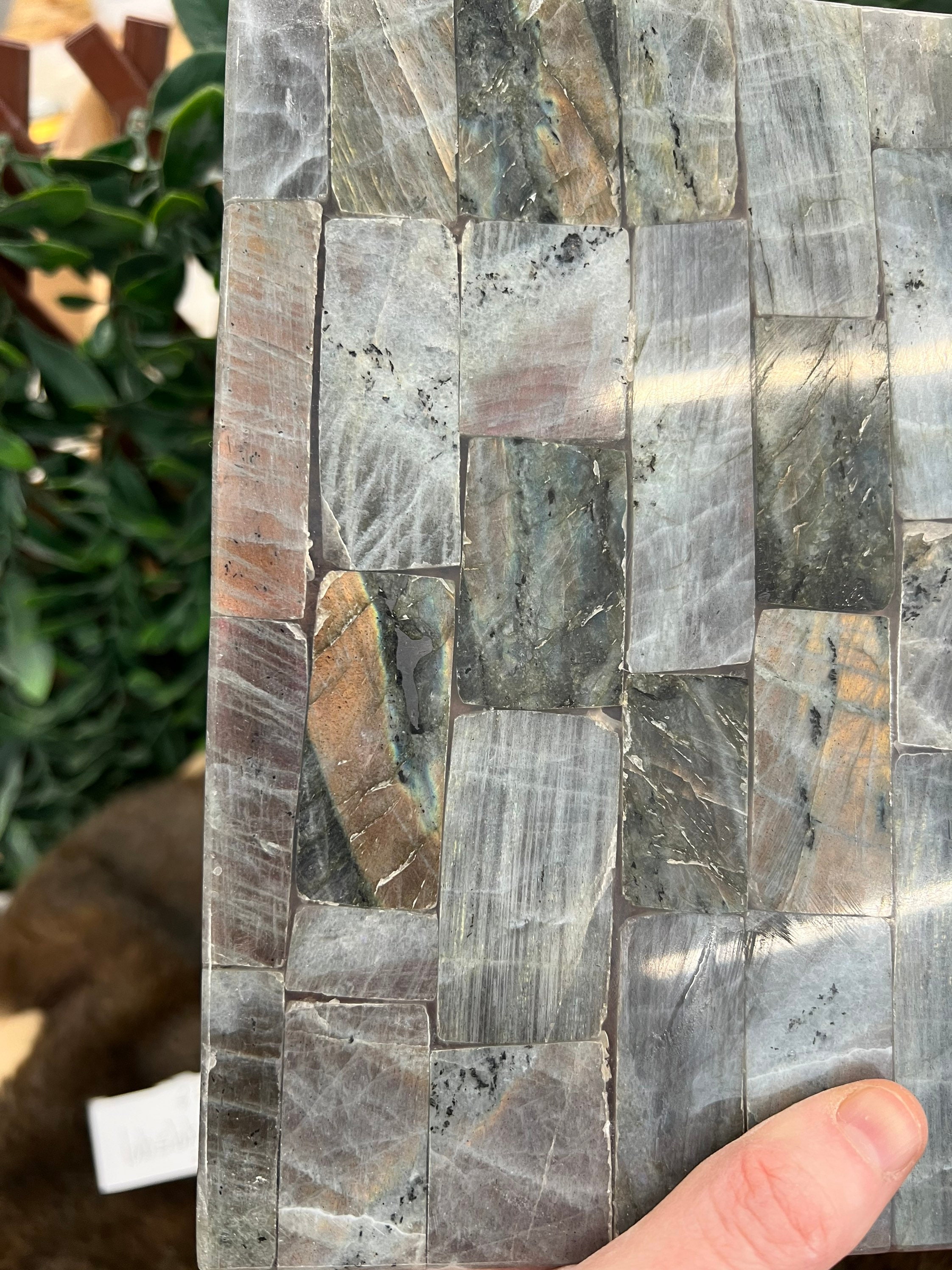Labradorite Tile 8 5/8 X 7 3/4 2 Lb 10 Oz Grade AAA - Etsy