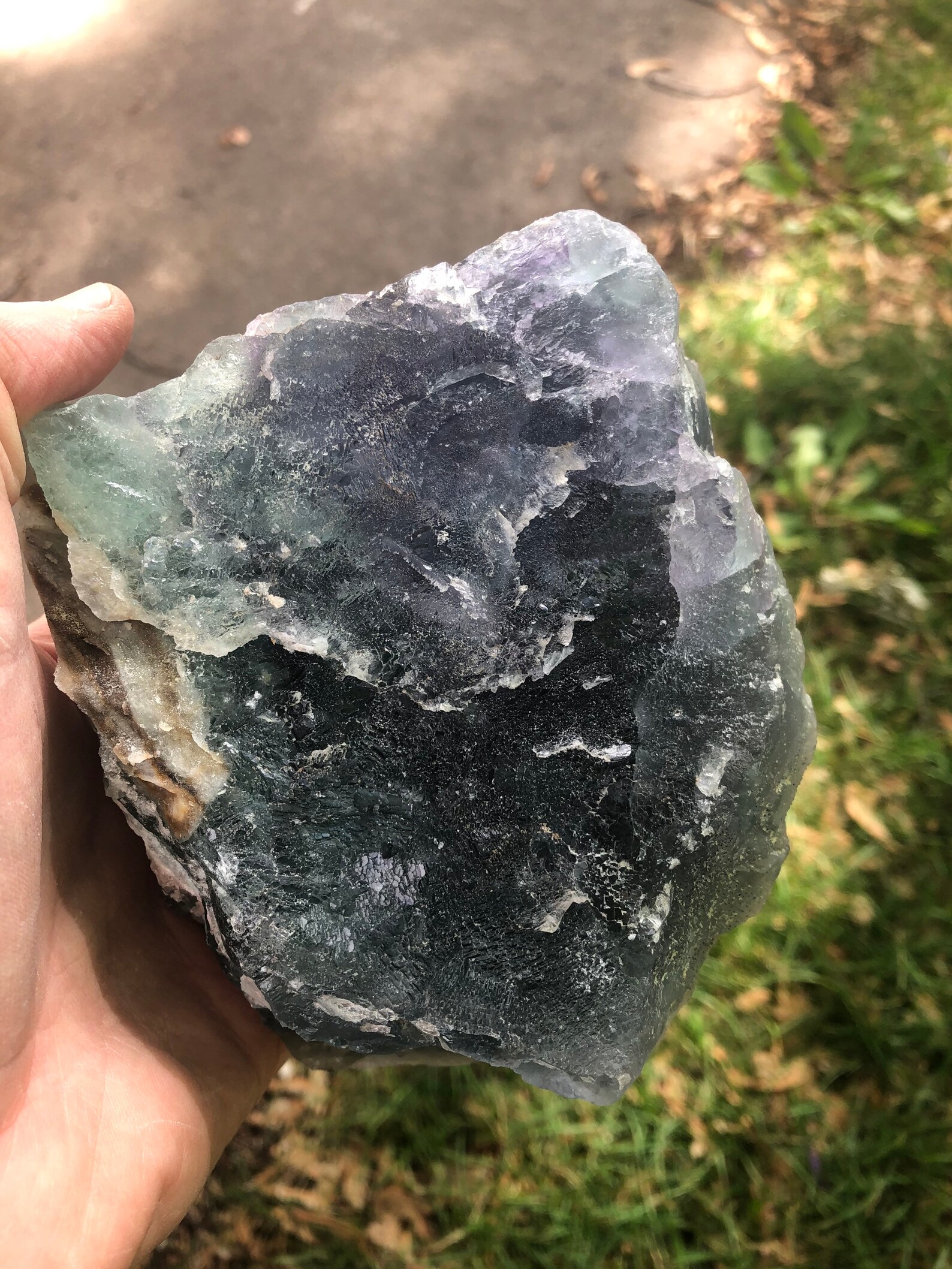 Large raw blue fluorite specimen 3lbs 5oz BFS106 | Etsy