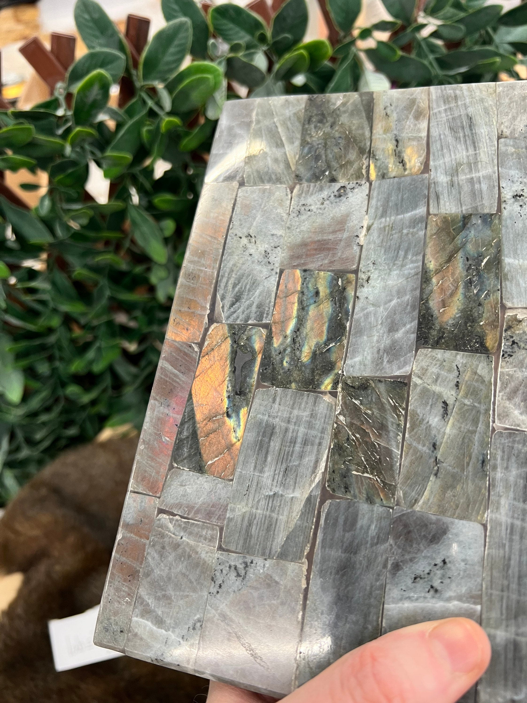 Labradorite Tile 8 5/8 X 7 3/4 2 Lb 10 Oz Grade AAA - Etsy