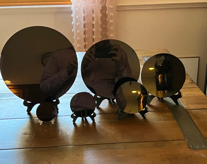 Large Scrying Mirror Black Mirror Macabre Psychic Reading - Etsy